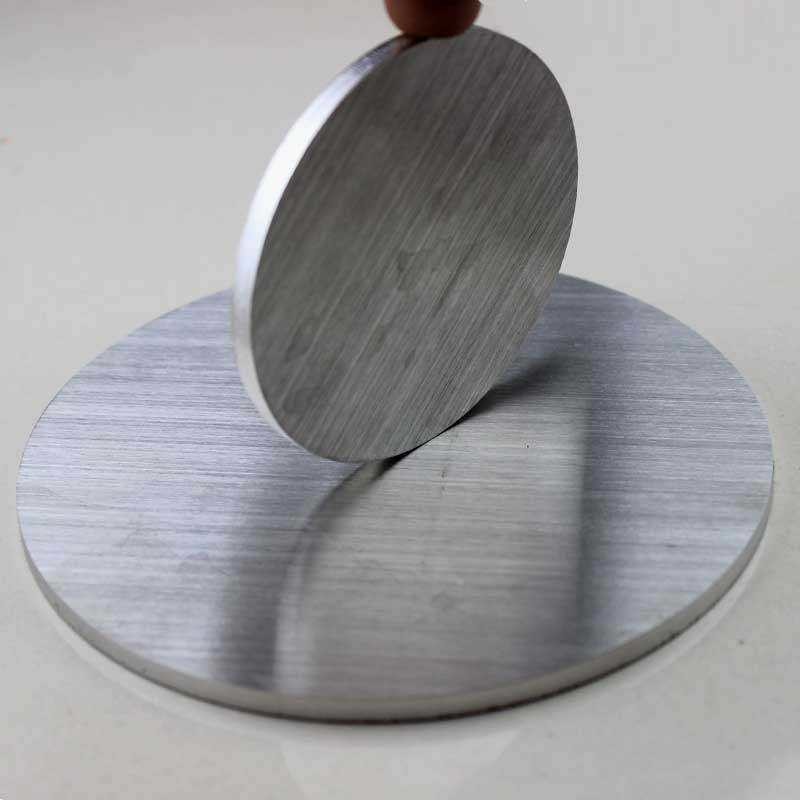 ASTM 316 Stainless Steel Circle Plate Round Hairline Surface Finish